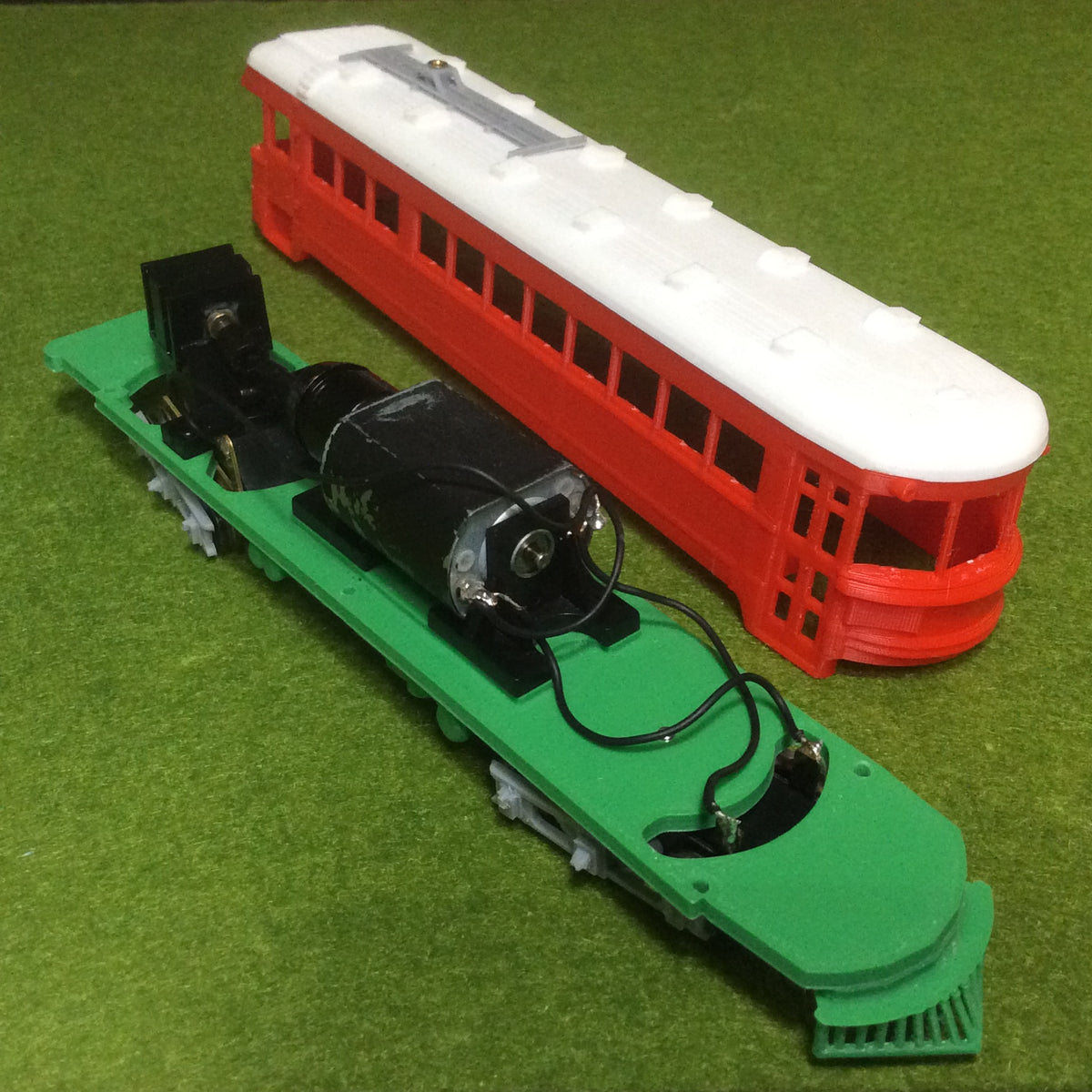 «RED DEVIL Phase 2» -HO Kit for Bowser drive #87-1006 – Interurban Models